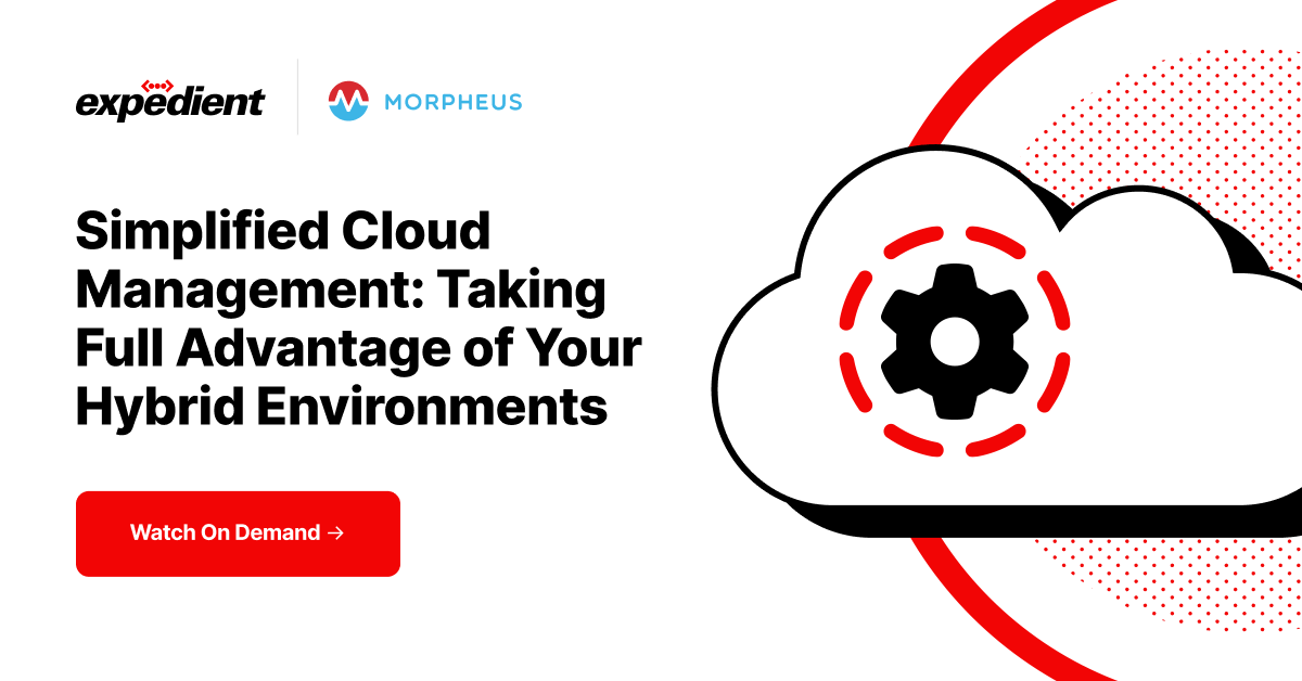 Simplified Cloud Management: Taking Full Advantage of Your Hybrid Environments - Expedient